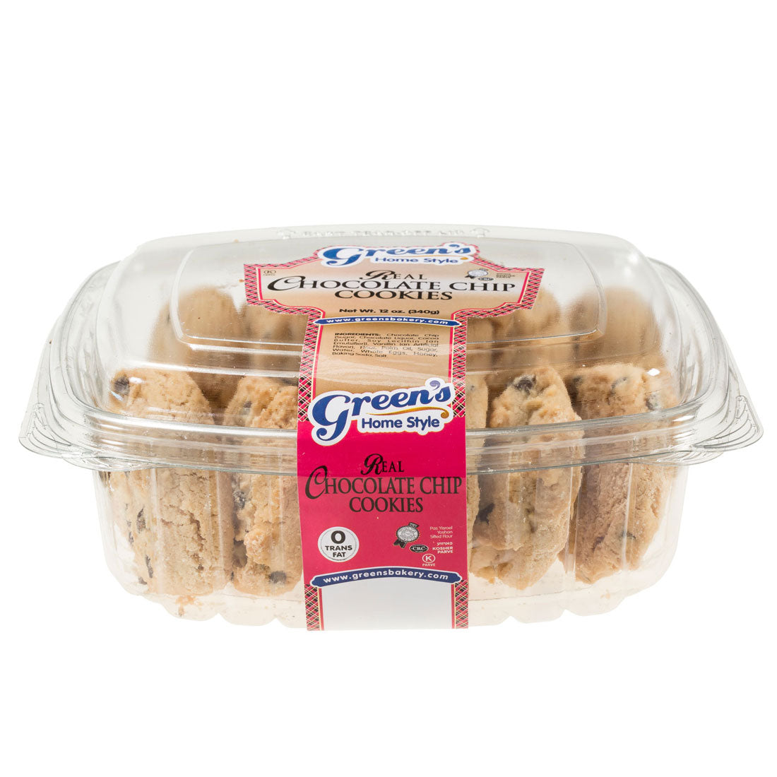 Kosher Chocolate Chip Cookies - Green's Bakery – Greens Babka Online