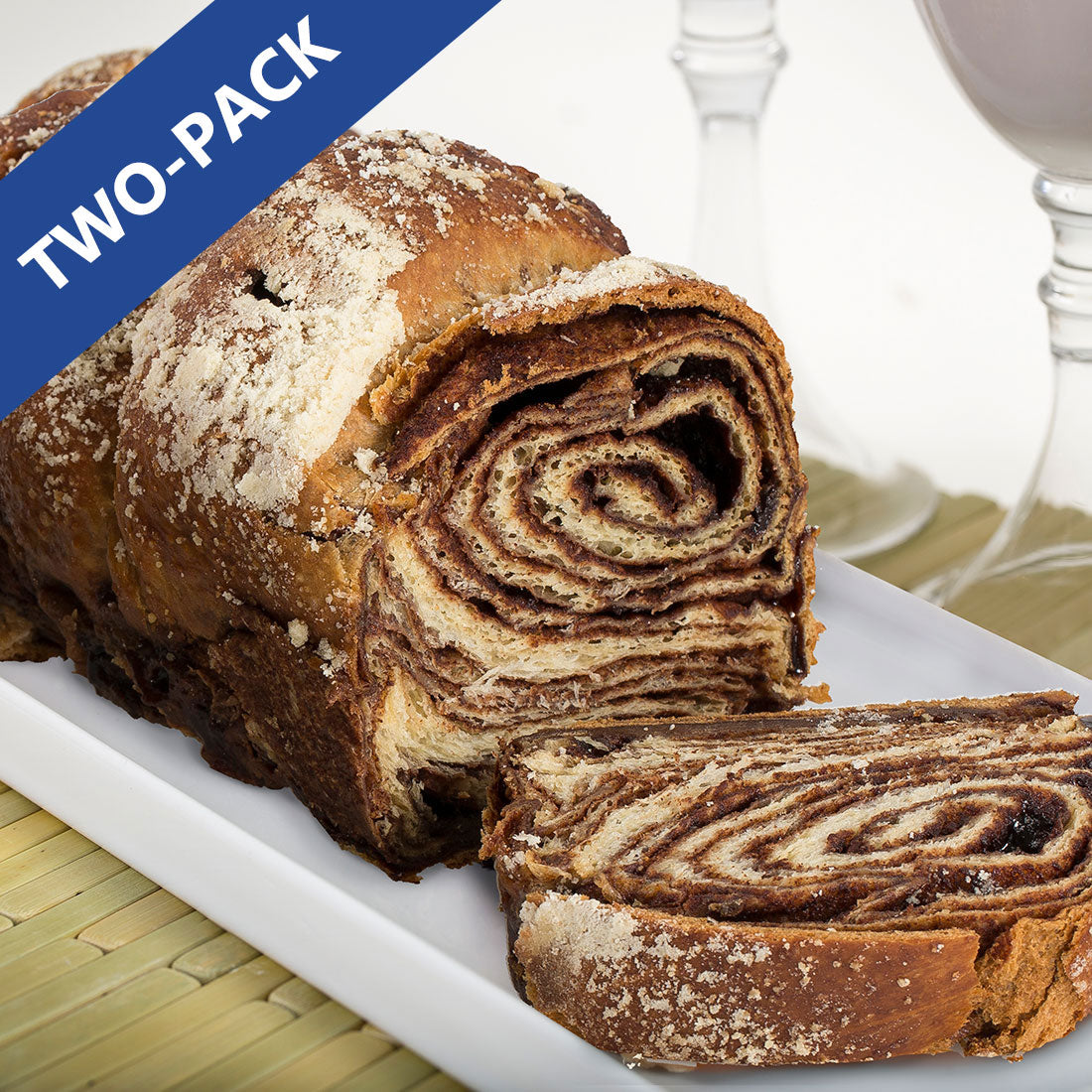 2-Pack Babka - Pack of 2/24 oz - Chocolate AND Cinnamon – Greens Babka ...